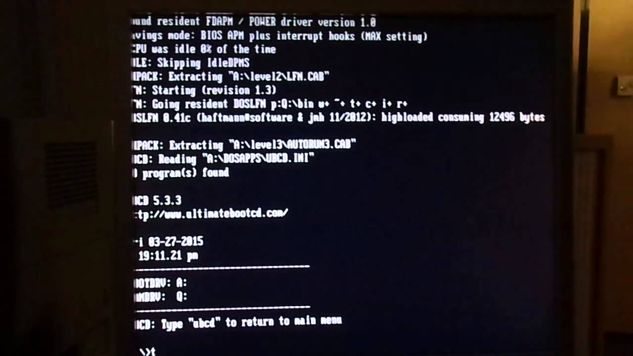 Dell Optiplex 360 Bios Update fails using custom UBCD5 - YouTube