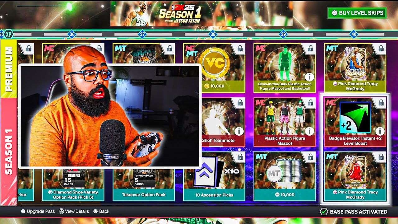 Opening Every Level 40 Reward in NBA 2k25 - YouTube