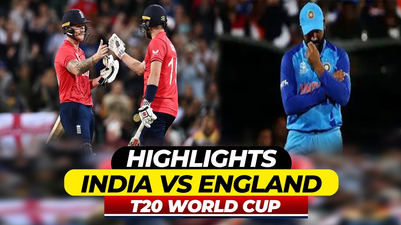 🔴 India vs England Match Highlights | T20 World Cup 2022 | IND vs ENG ...
