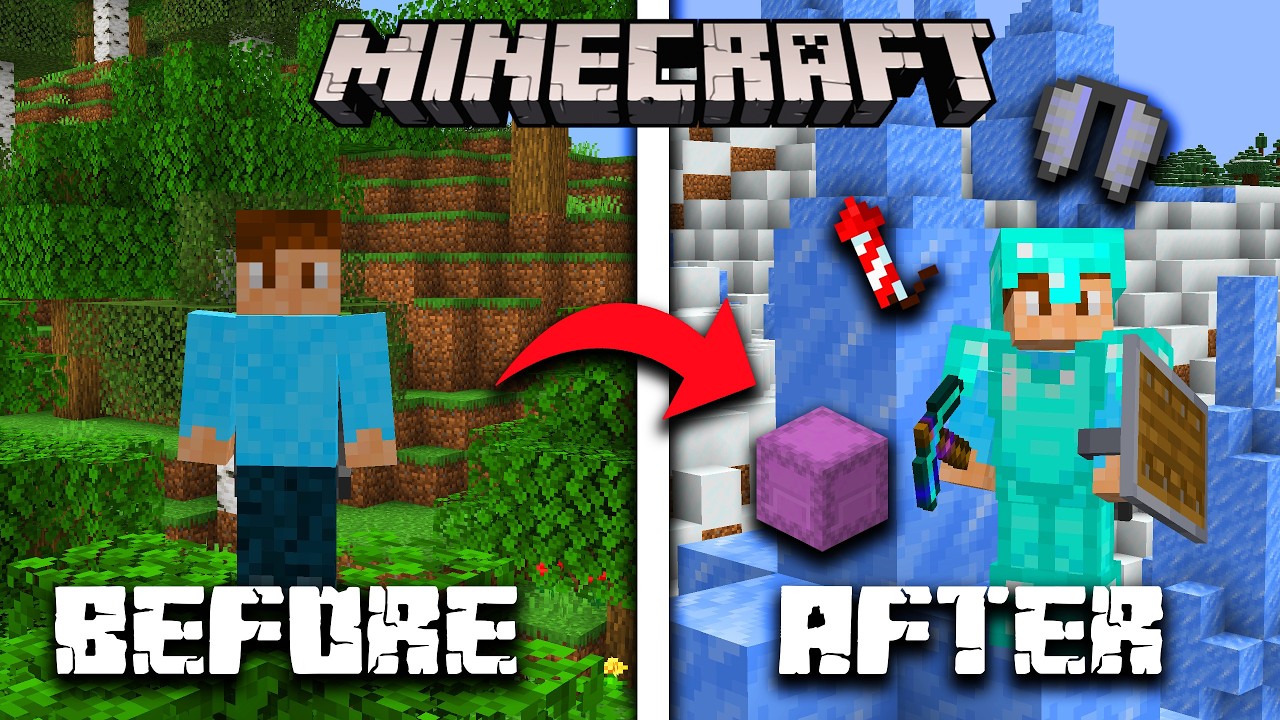 I Got Stacked in Minecraft Survival - S1E3 - YouTube