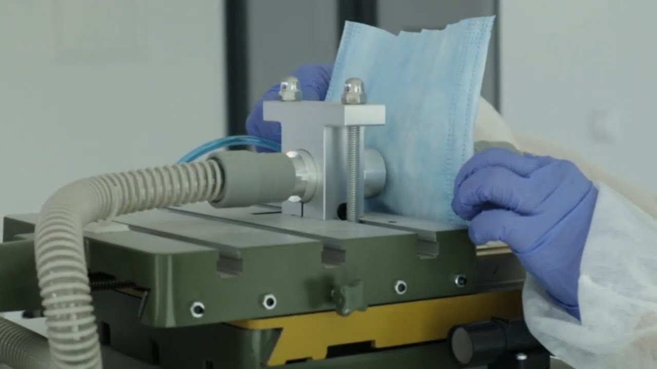 Laboratoire d'analyses de textile médical en Afrique - YouTube