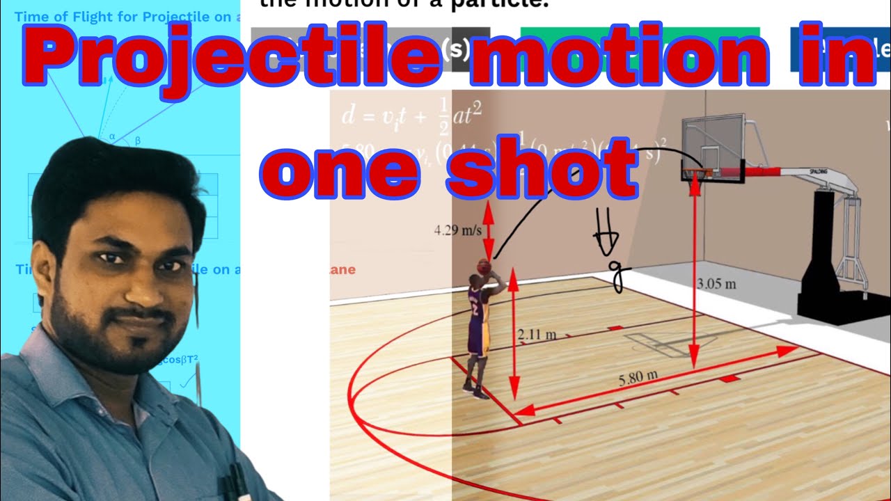 projectile motion one short - YouTube