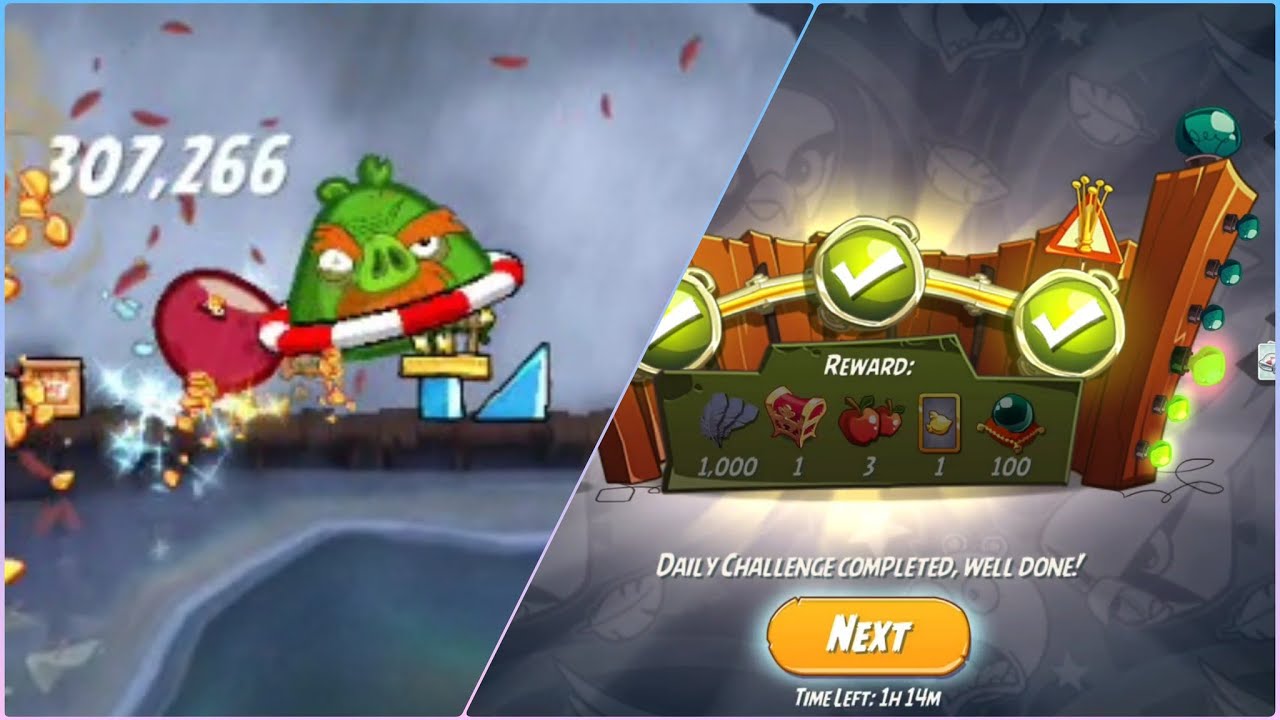 Angry Birds 2: Daily Challenge (Completed) - YouTube
