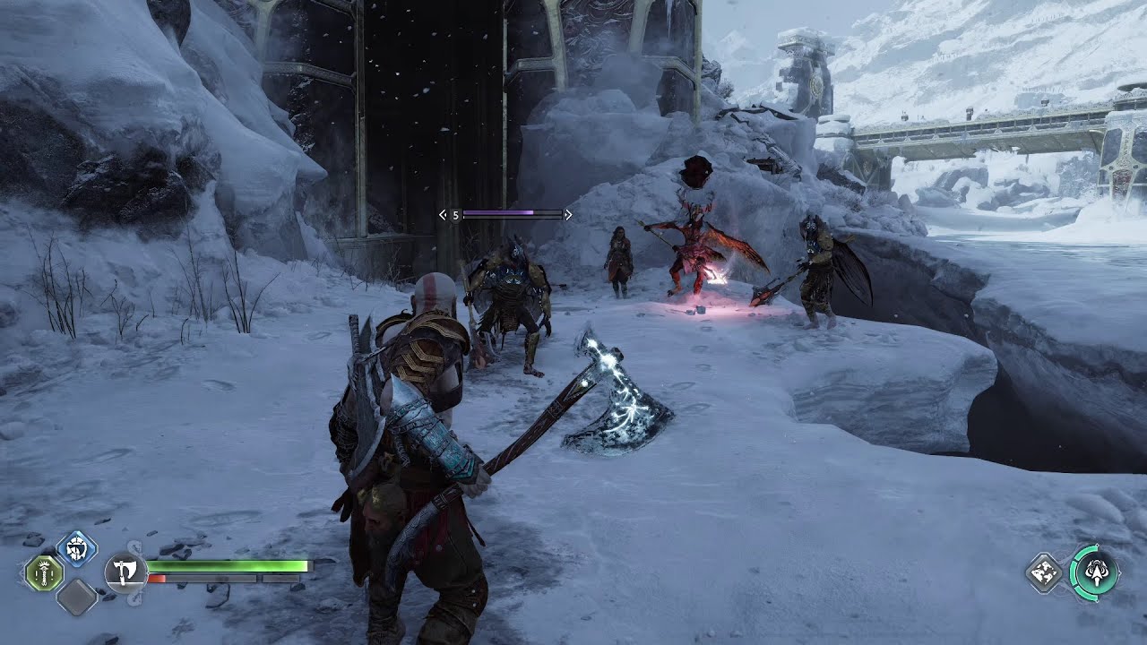 God of War Ragnarök Dark Elf Yggdrasil Rifts Almost No Damage - YouTube