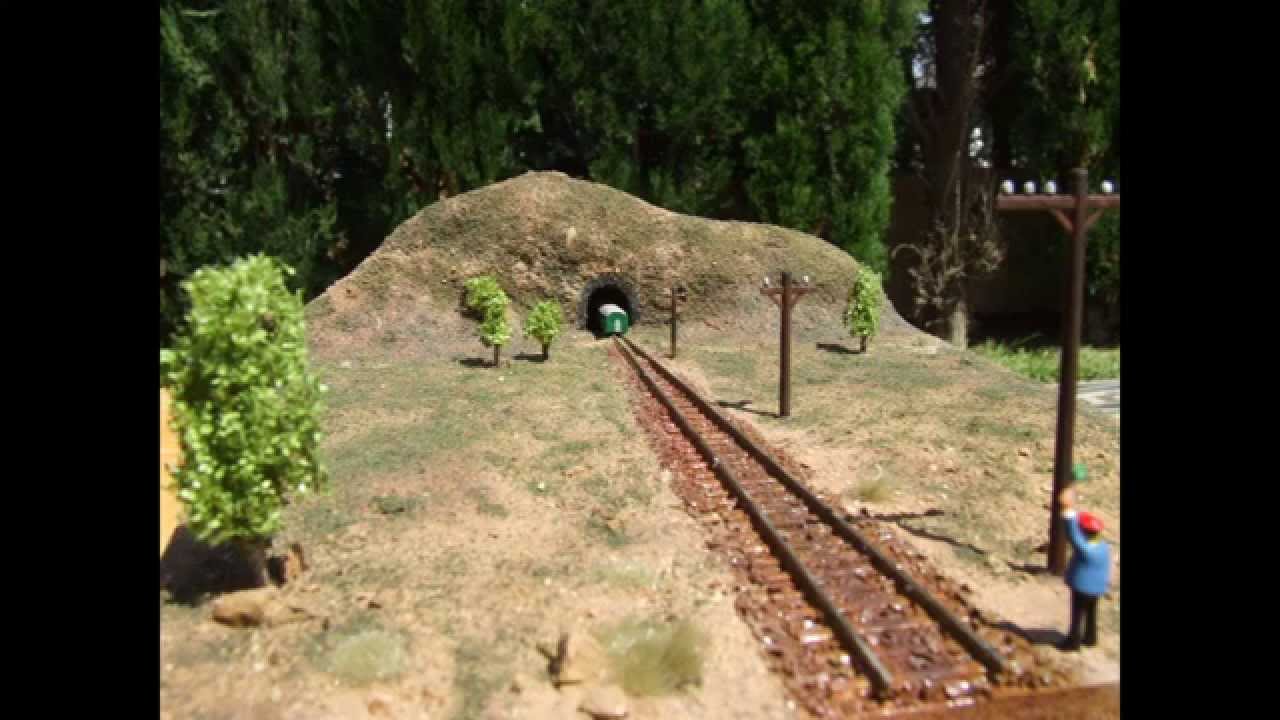 Model train micro Layout in perspective, pizza layout H0e and other ...