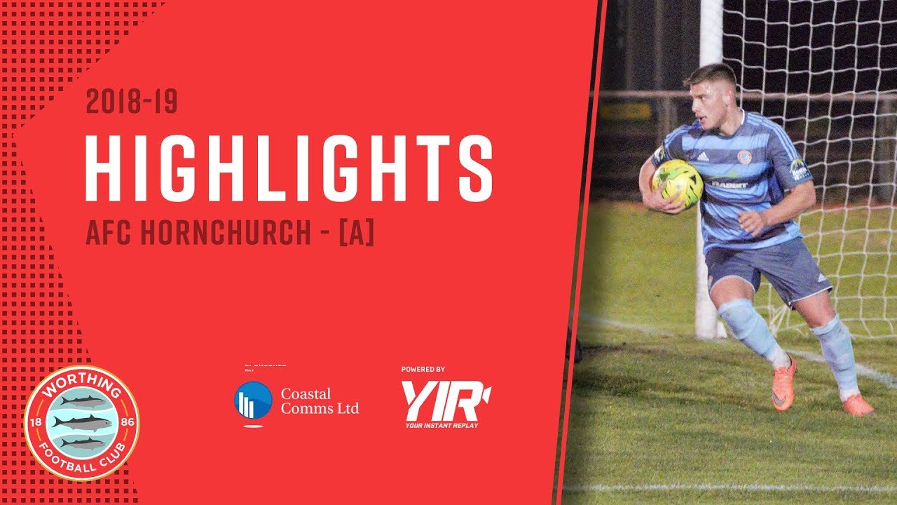 Highlights: AFC Hornchurch 1-1 Worthing - YouTube