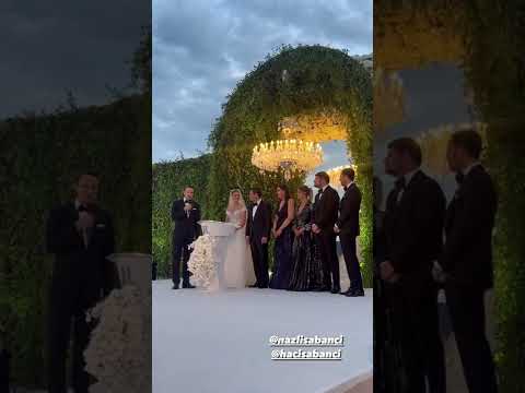 Nazlı Sabancı, Çırağan Sarayı’nda “Evet” dedi! #shorts #youtubeshorts