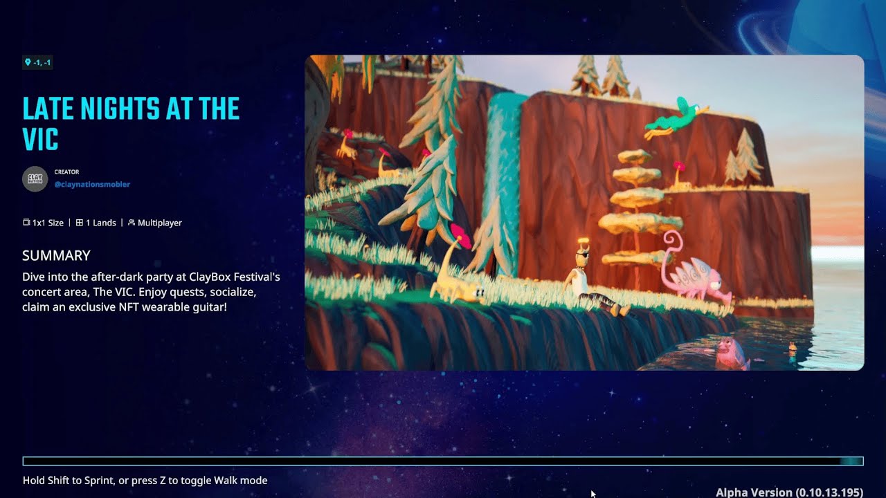 The Sandbox Alpha Season 4, Late nights at The VIC All Quest (Open ...