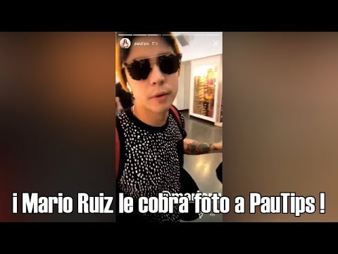 Mario Ruiz le cobra foto a Paula Galindo (PauTips) | Frank Aleeez