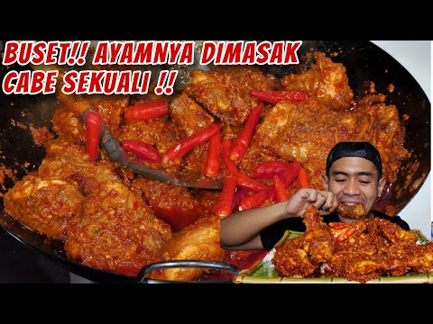 GILA! MAKAM AYAM MASAK CABE PEDAS DARI LOMBOK!