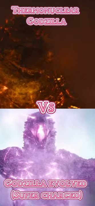 Supercharged evolved Godzilla vs Thermonuclear Godzilla edit #godzilla #edit t - YouTube