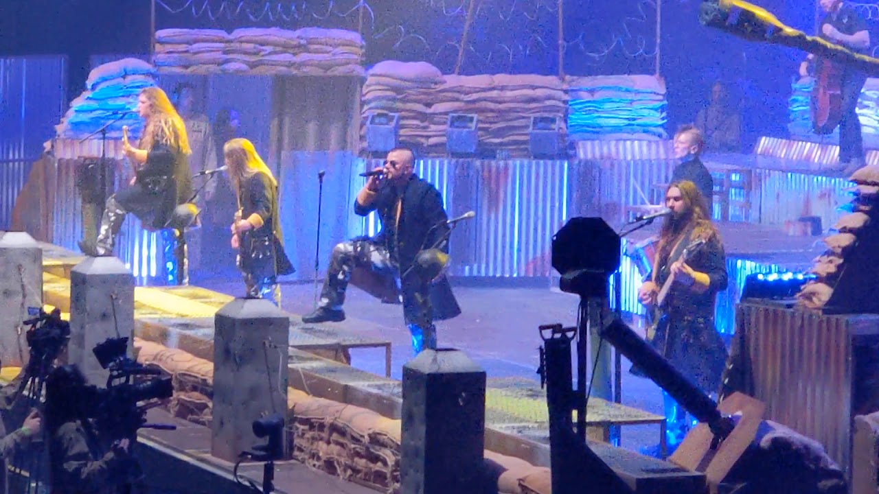 Sabaton - Carolus Rex (with Apocalyptica) at O2 Arena, Prague on ...