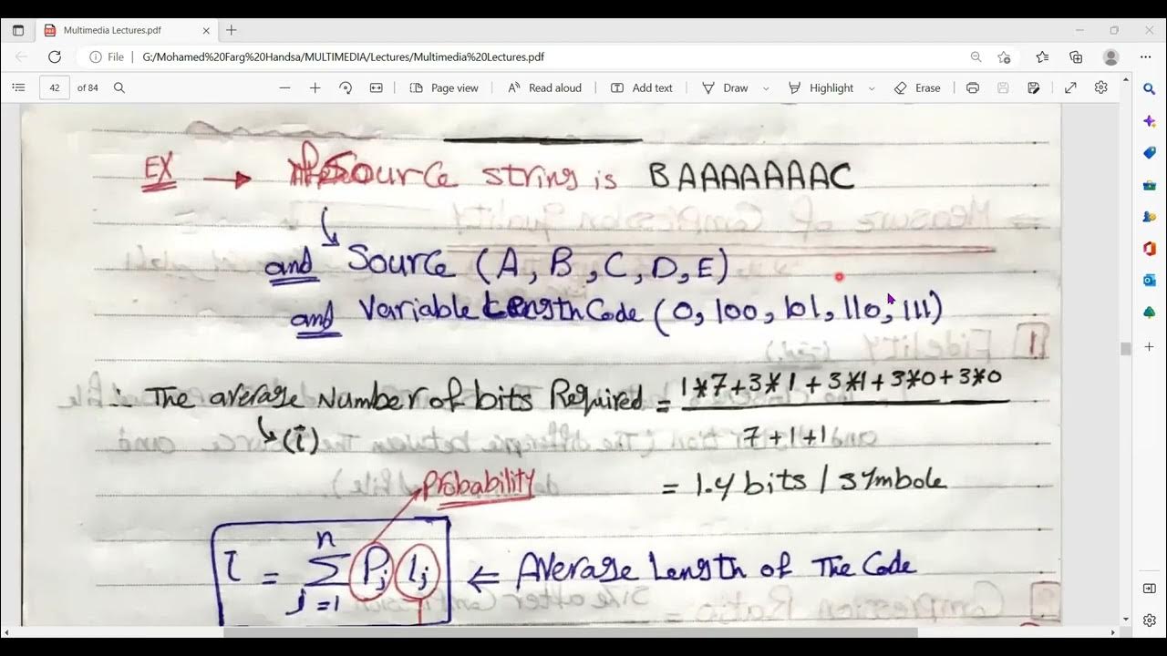 Multimedia P2 ( Cross Dissolve - Dither Dissolve - Variable Length Code - Prefix Code-Entropy ...