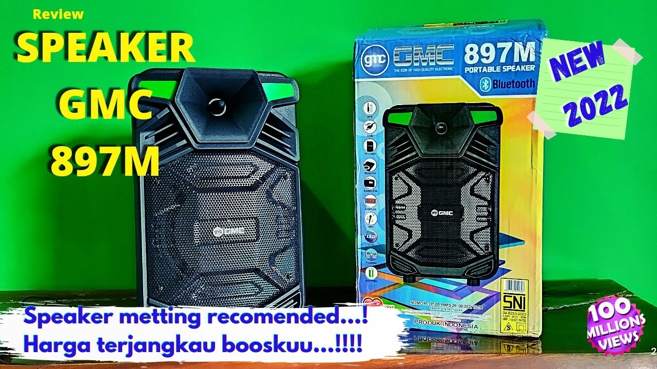 Speaker GMC 897M - YouTube