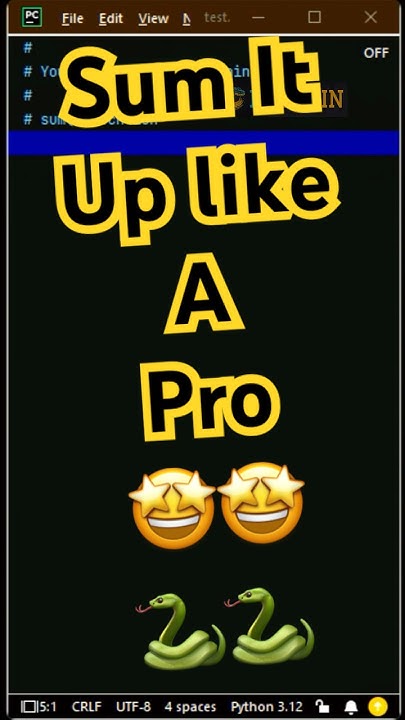 Master the Python sum() Function in 50 Seconds: Easy Guide for ...