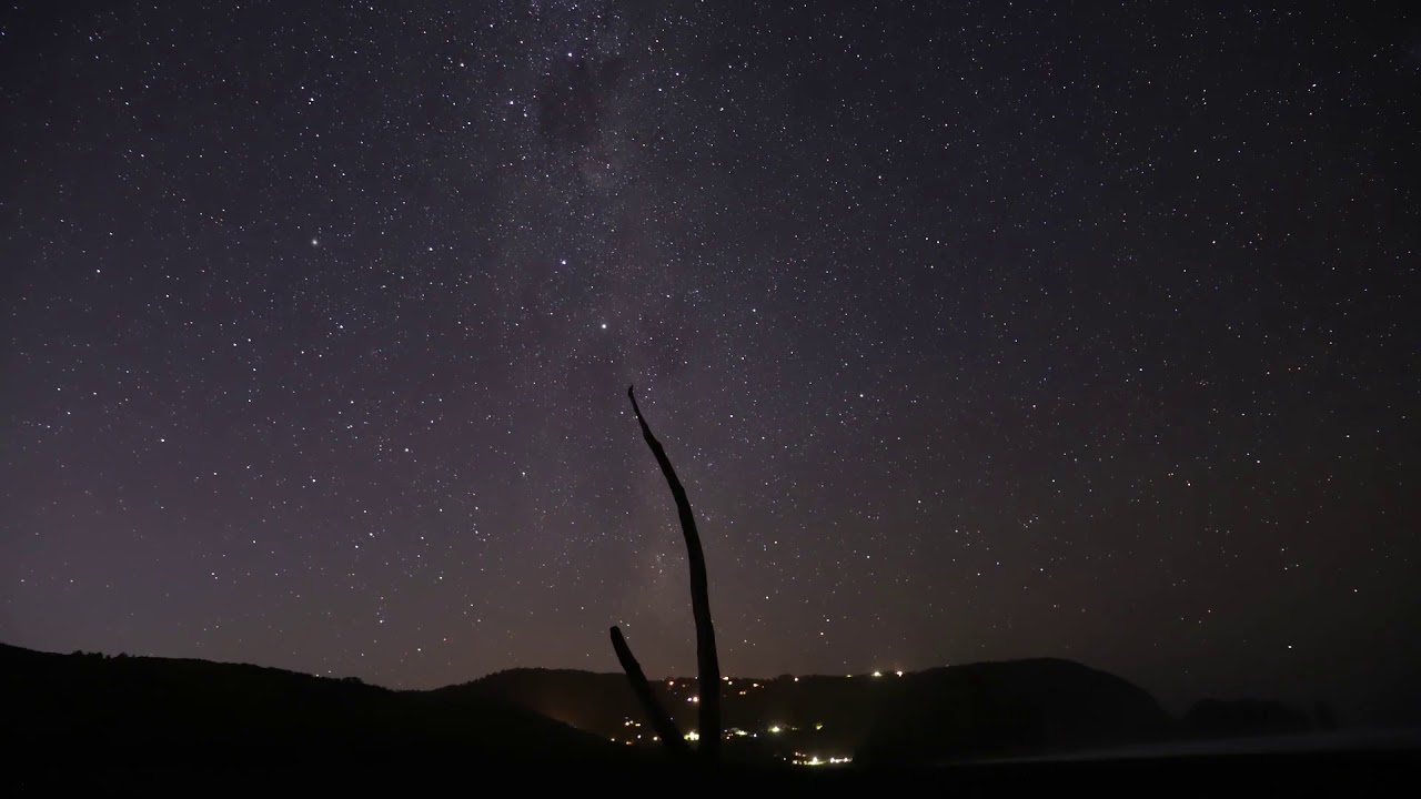 Milky way Shooting Stars Time lapse - YouTube