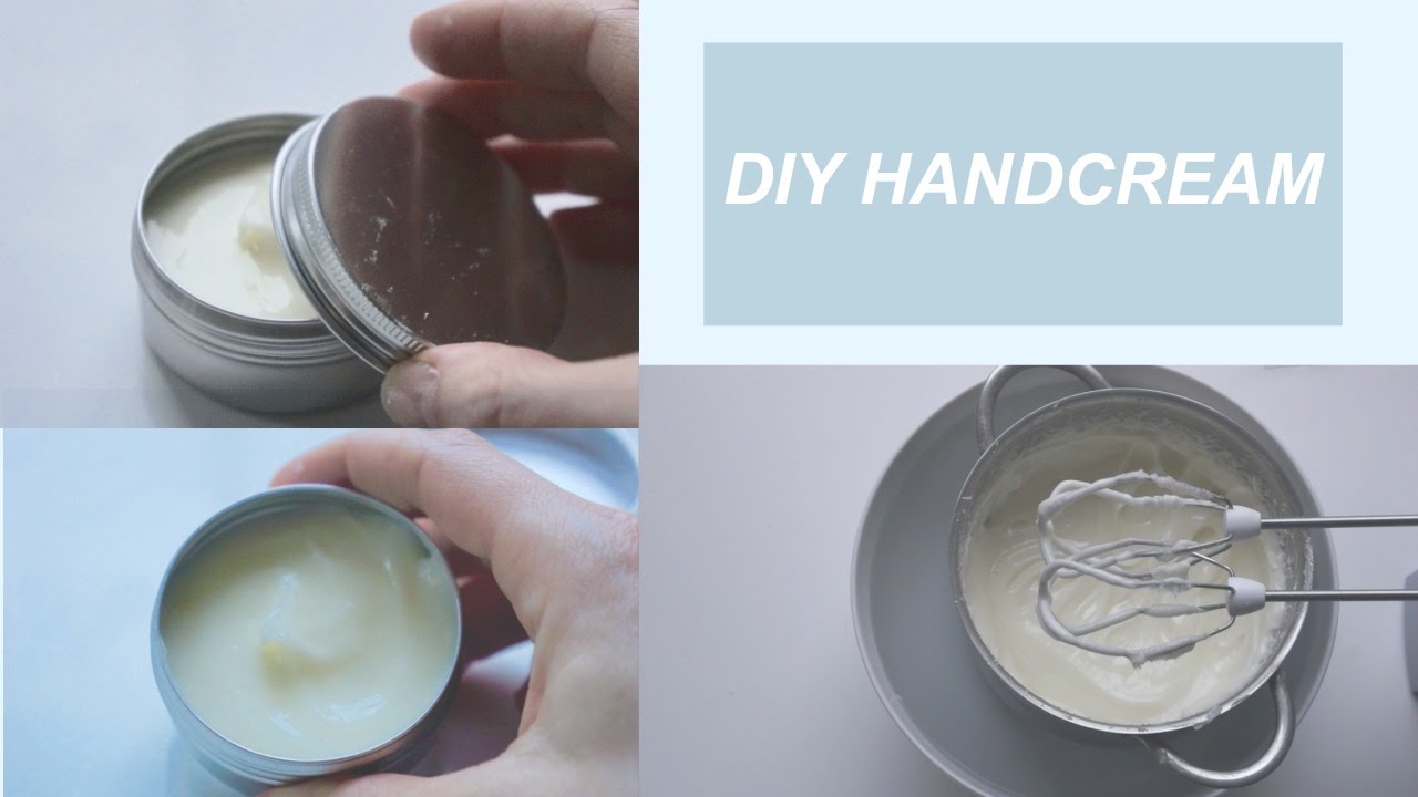 DIY HANDCREAM // DIY HANDLOTION (noahnoa) - YouTube