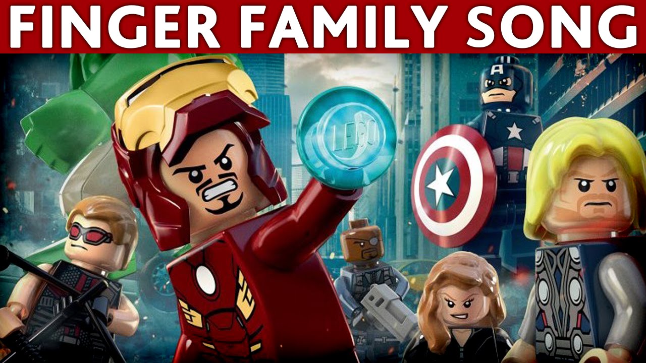 DADDY FINGER SONG LEGO AVENGERS TOYS TOYS VIDEOS FOR KIDS Finger Family ...