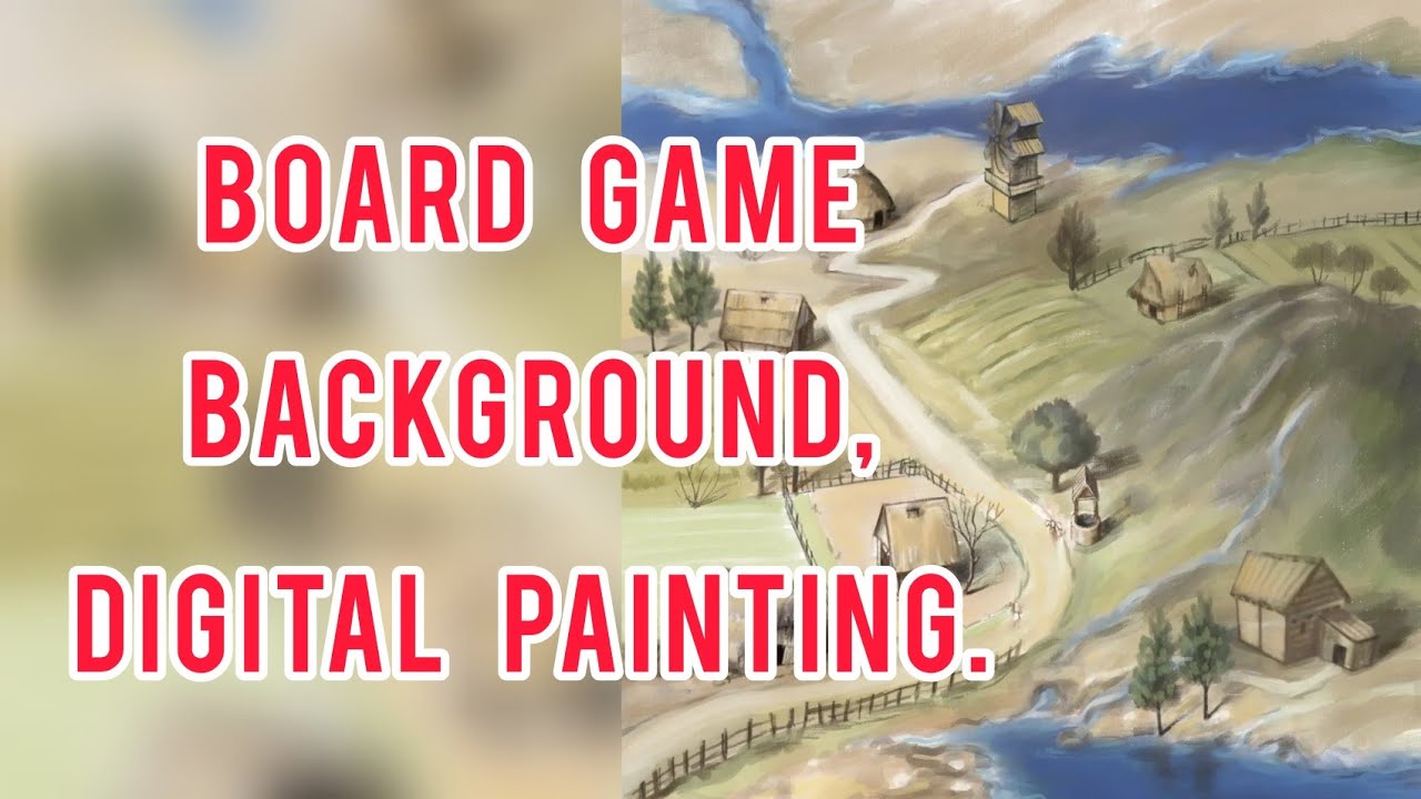 HOW TO: Create a Digital Painting of a Board Game Background for an ...