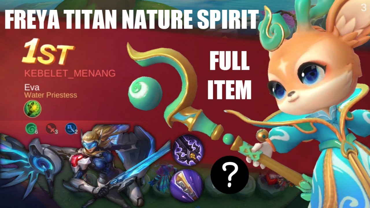 (EVA 2) FREYA TITAN NATURE SPIRIT - FULL ITEM GAK ADA MATINYA # ...