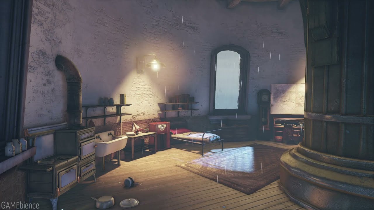 3 Hour - Bioshock Infinite - Lighthouse Room Ambience - YouTube