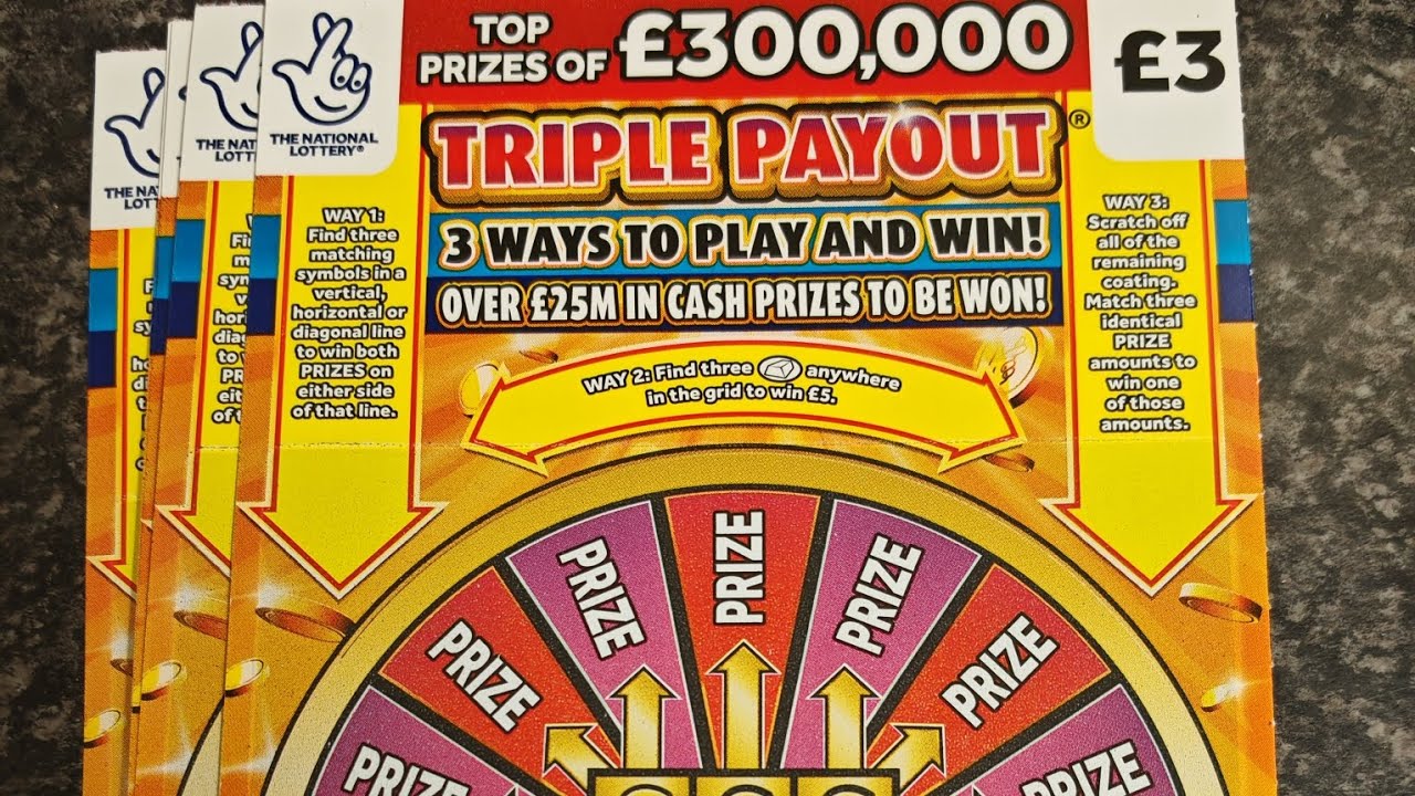 New triple payout scratch cards £24 in play - YouTube