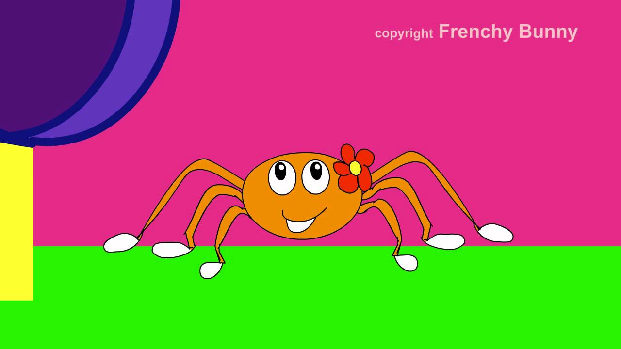 L' araignee Gypsie (Gipsy) - Comptine Frenchy Bunny - YouTube