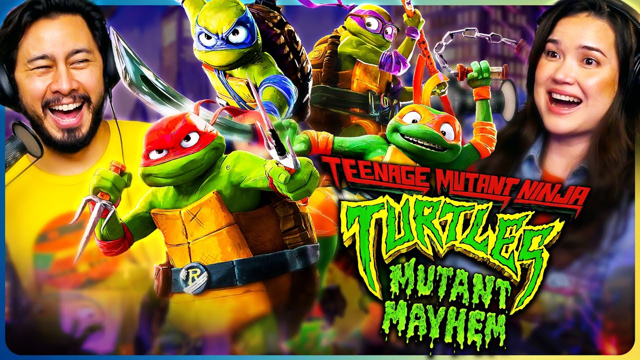 TEENAGE MUTANT NINJA TURTLES: MUTANT MAYHEM Movie Reaction! | First ...