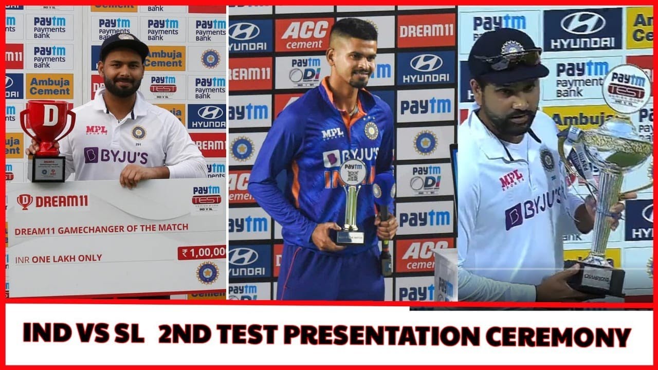 Ind Vs SL 2nd Test Post Match Presentation | Ind Vs SL Presentation ...