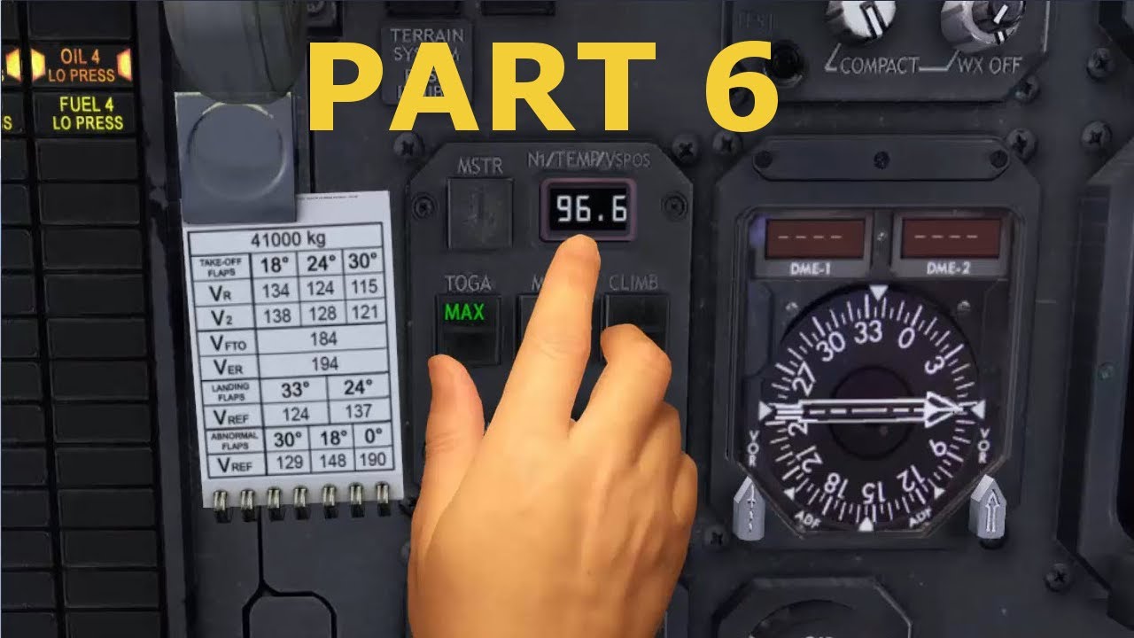 QUALITYWINGS RJ100- 85 -70 TUTORIAL PART 6 ON HOW TO SET THE THRUST ...