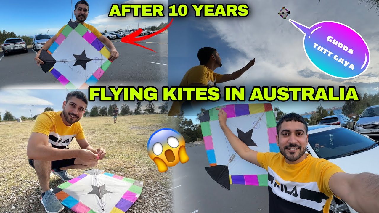 FLYING KITES IN AUSTRALIA || AFTER 10 YEARS🥹|| KITE VLOG - YouTube