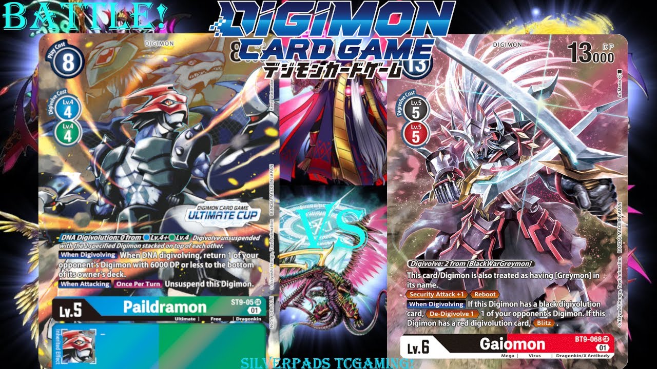 Digimon TCG BT9 GreenBlueHybrid Vs Gaiomon Control Full Match - YouTube