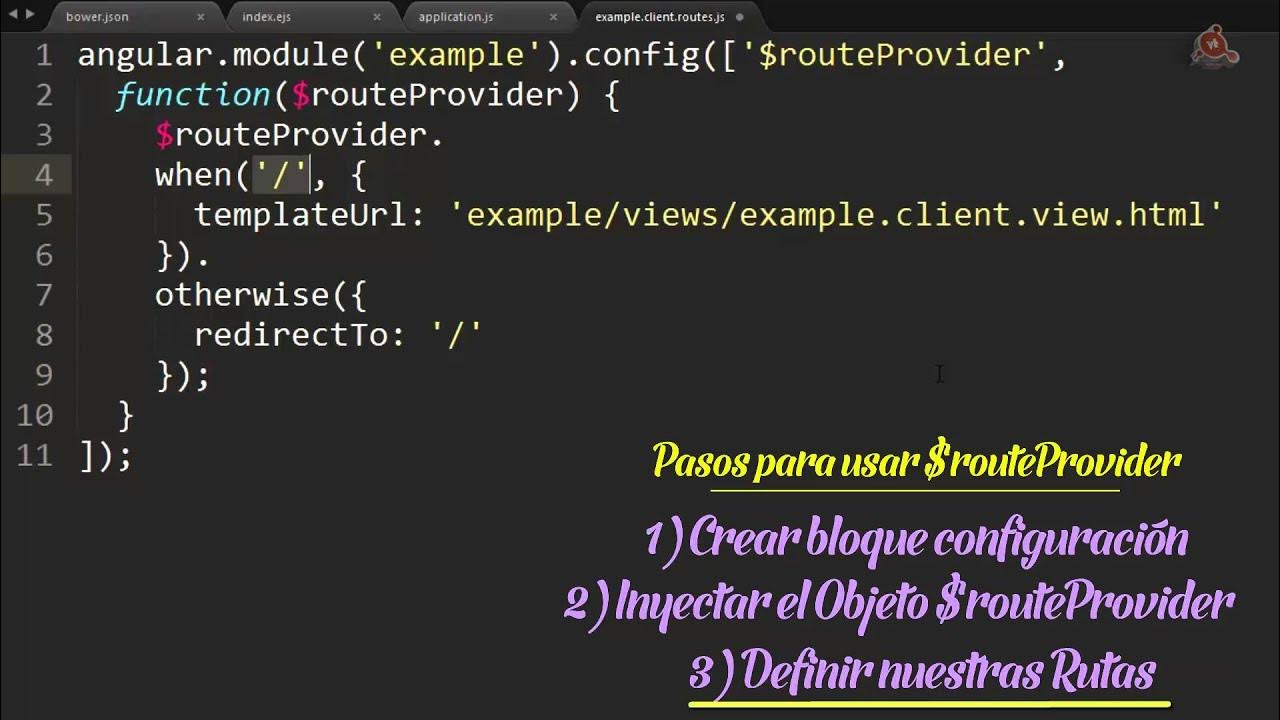 83.- Curso de AngularJS. Implementar Routing. - YouTube
