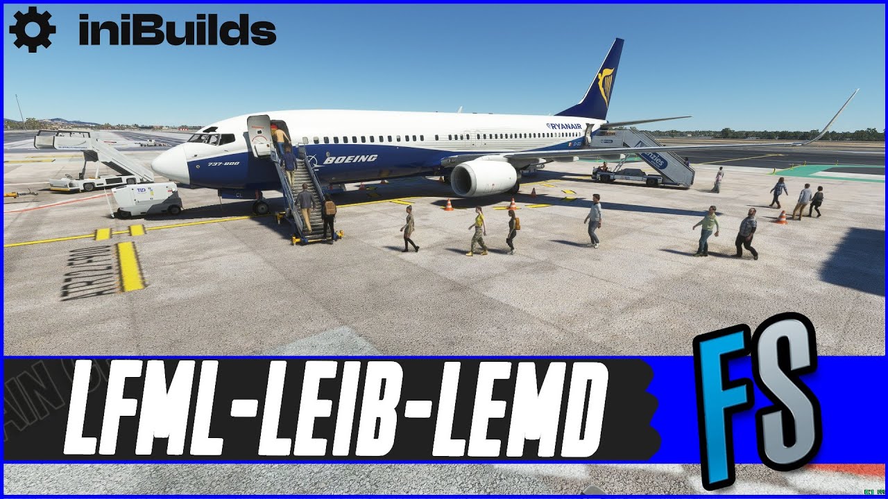 LIVE MSFS | *NEW* iniBuilds LEIB (Ibiza) + FSDT GSX PRO | Marseille ...