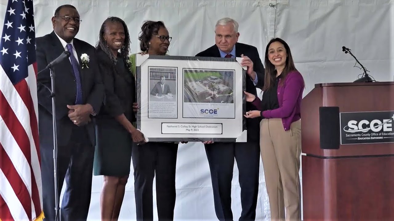 Nathaniel Colley High School - Interviews at Dedication - - YouTube
