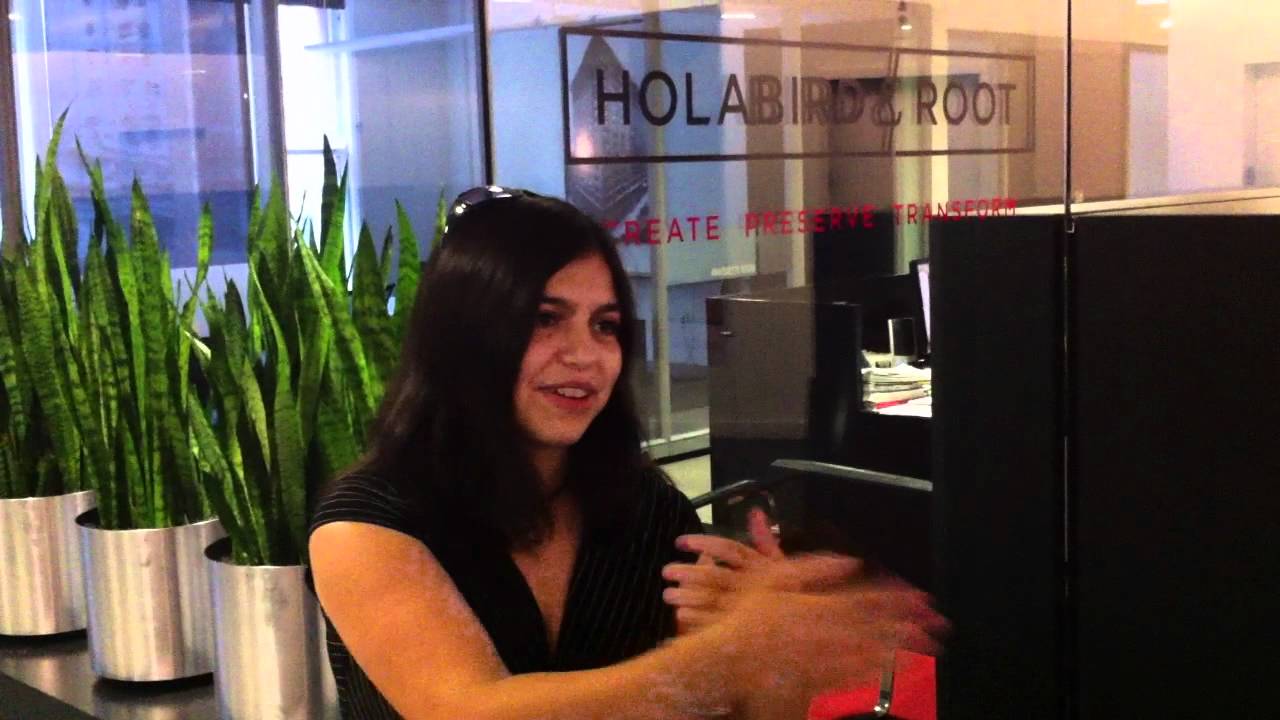 Audrey Rodriguez Interning at Holabird and Root - YouTube