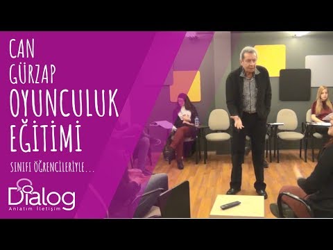 Can Gürzap Profesyonel Oyunculuk Eğitimi Öğrencileriyle