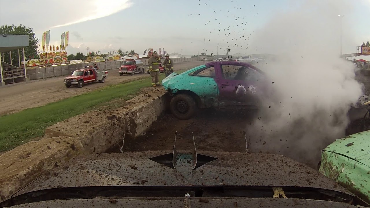 COMPACT DEMOLITION DERBY #55 ONBOARD - YouTube