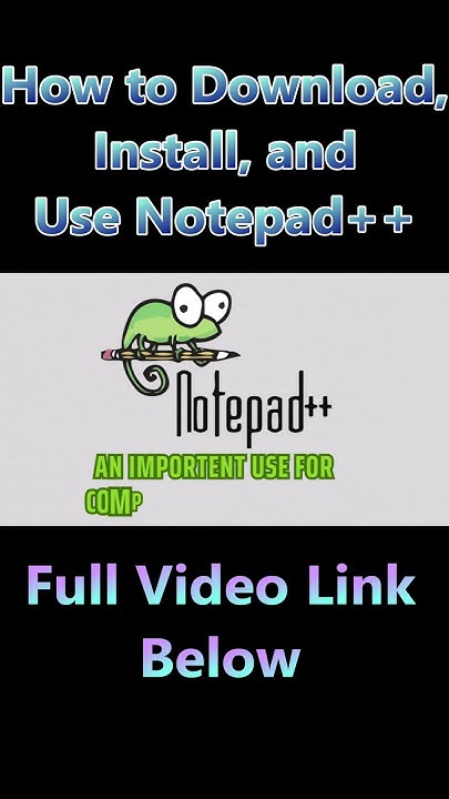 How to Download, Install, and Use Notepad++ on Windows: A Complete Guide #windows #notepadplus ...
