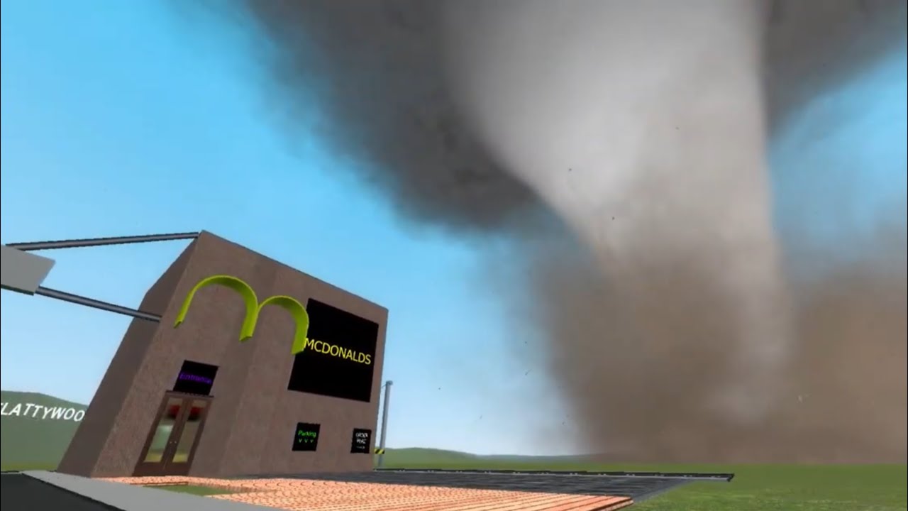 Garry's Mod XTwisters2 Tornado Challenge - Mcdonalds vs Tornadoes - YouTube
