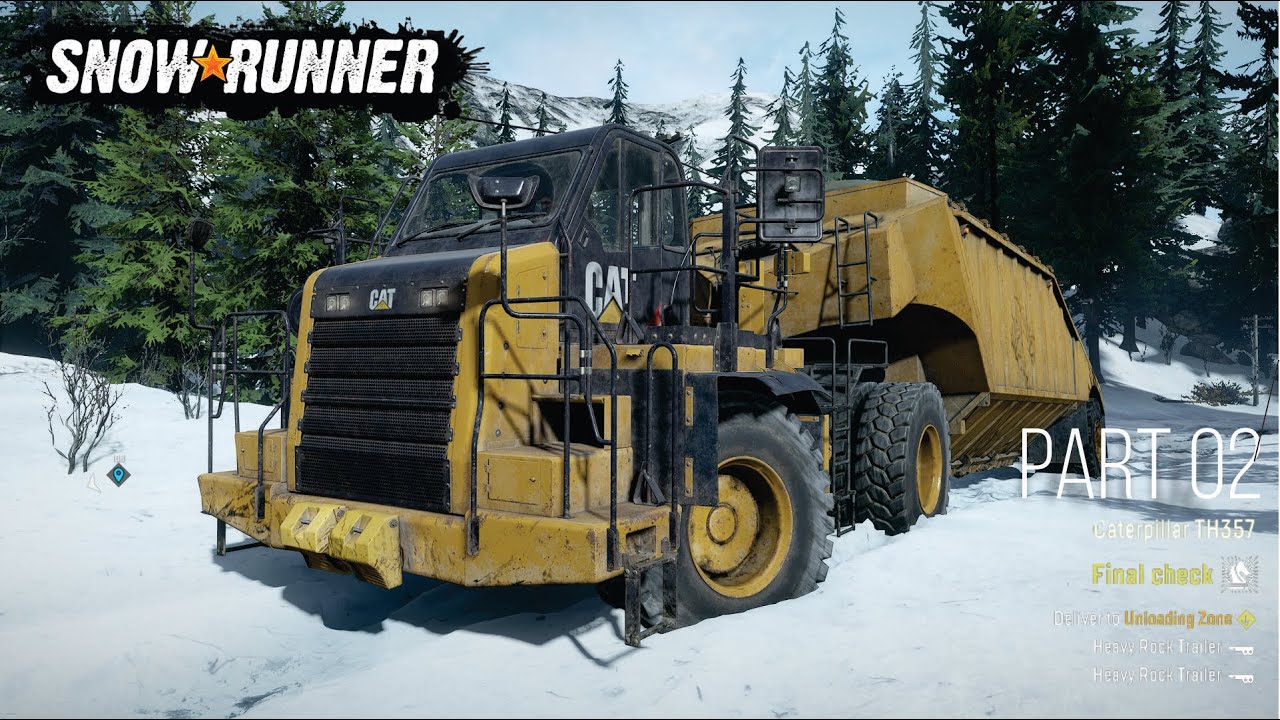 SnowRunner Final Check Contract Completed With CATERPILLAR TH357 Part ...