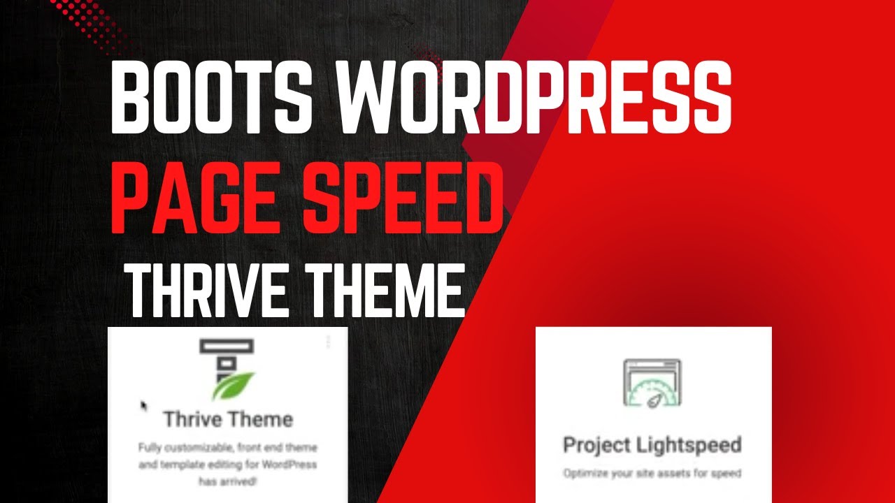 Boost WordPress Page Speed 📈 85→92 Mobile & 98→99 Desktop | Thrive ...