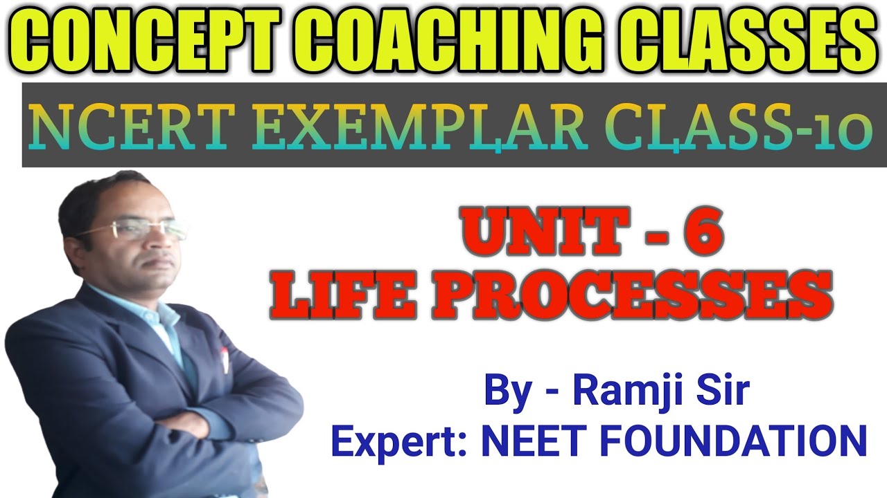 CLASS 10th, NCERT EXEMPLAR, UNIT - 6, LIFE PROCESSES, WITH FULL ...