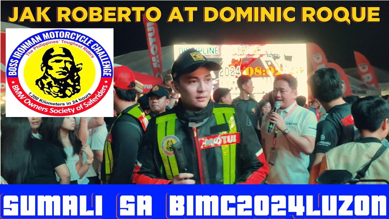 JAK ROBERTO AND DOMINIC ROQUE SUMALI SA BOSS IRONMAN MOTORCYCLE ...