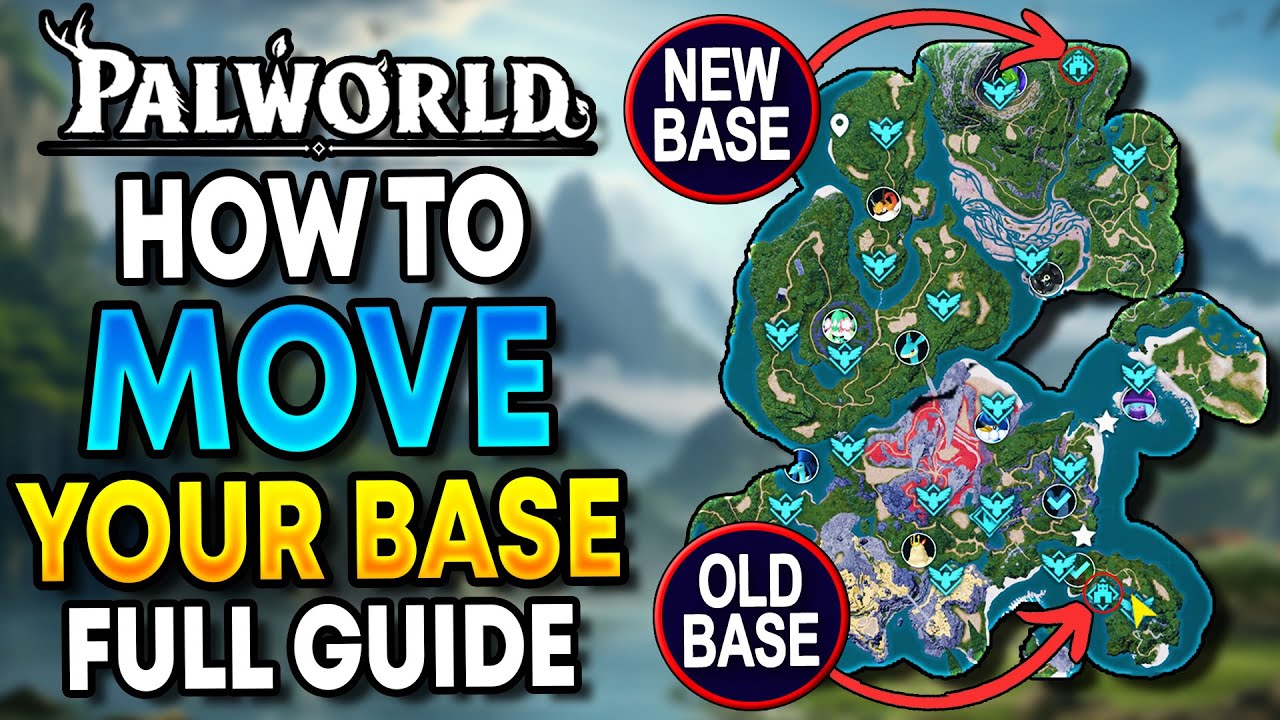 Palworld - How To EASILY Move Your Base (Complete Guide) - YouTube