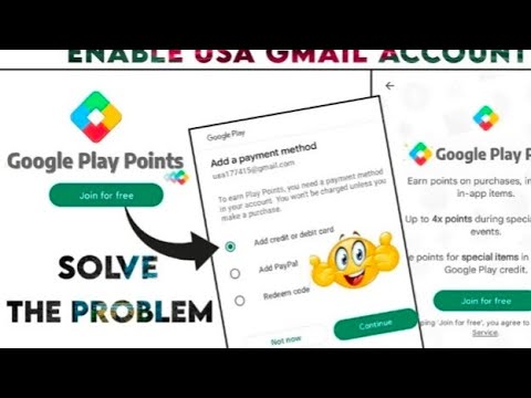 New payment method MasterCard how to enable US google play points - YouTube