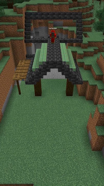 15 Minute Minecraft Mineshaft Cave Entrace Timelapse #shorts - YouTube