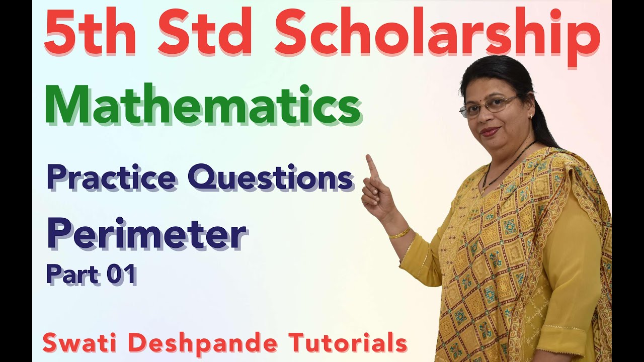 Scholarship 5th Std Mathematics - Practice Questions - Perimeter Part ...