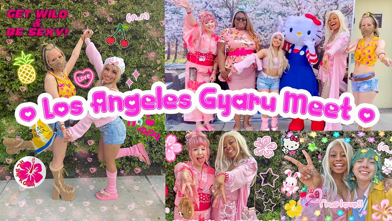 So I joined a gyarusa. | Kira Kira Gals L.A. Cherry Blossom Meet Vlog ...