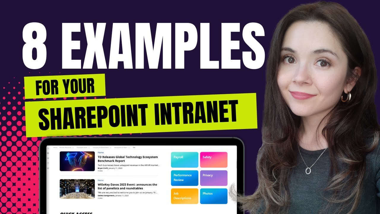 8 SharePoint Intranet Examples to Inspire You in 2023 - YouTube